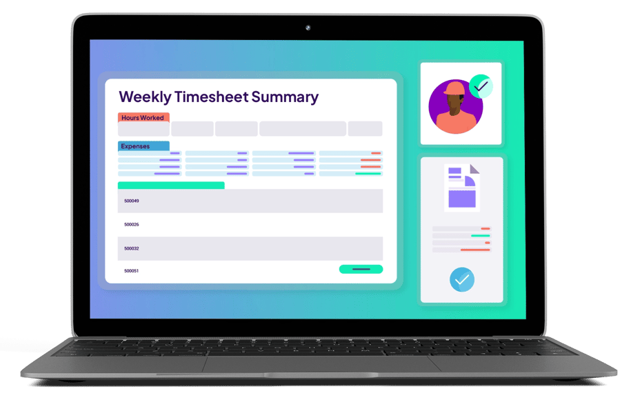 Time and attendance tracking and workforce management for construction ...