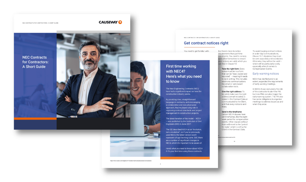 NEC contracts explained: a guide on NEC4 and other types of NEC contracts